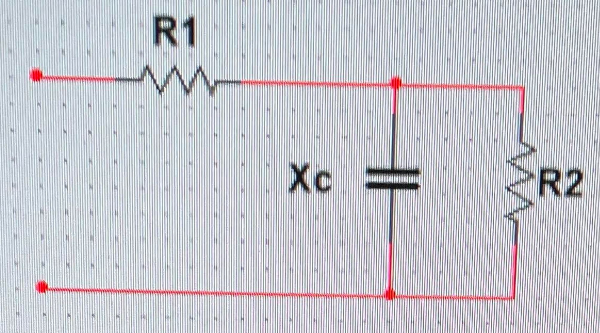 Solved Calculate the impedance of this circuit from the open | Chegg.com