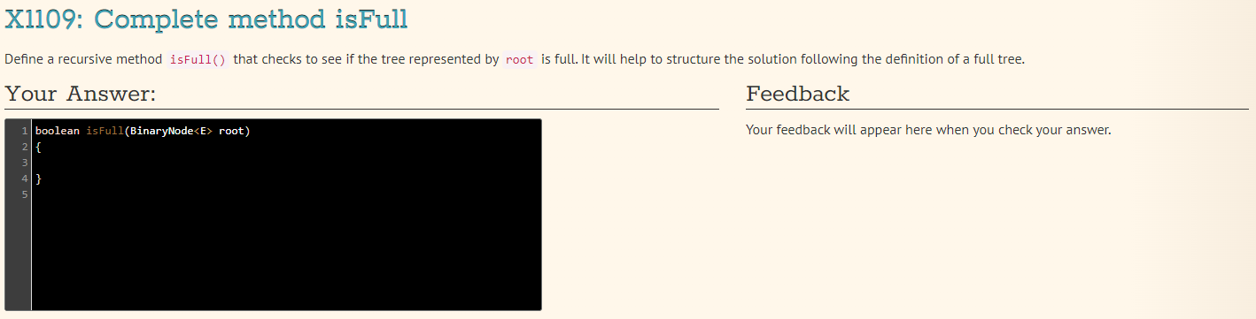 Solved X1109 Complete Method Is Full Define A Recursive 1397