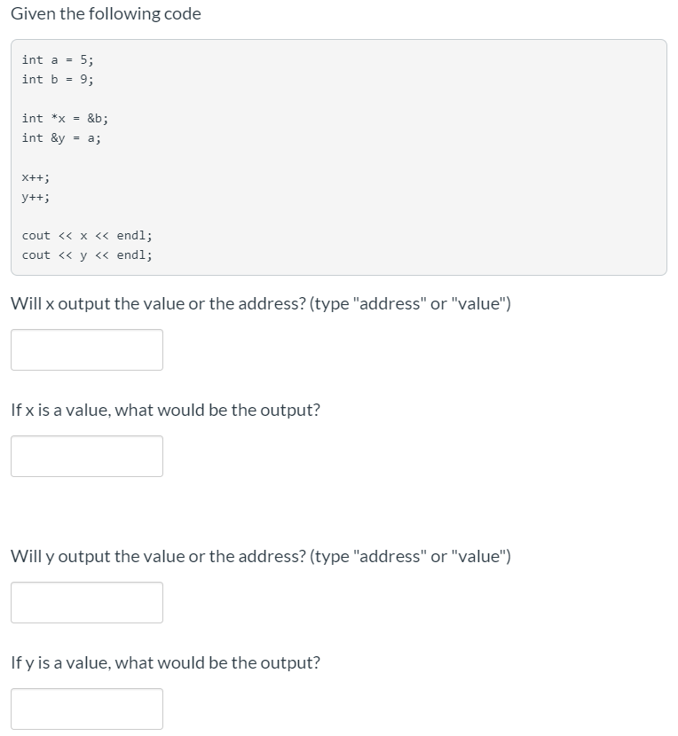 Solved Will the following code compile properly? void Foo :: | Chegg.com