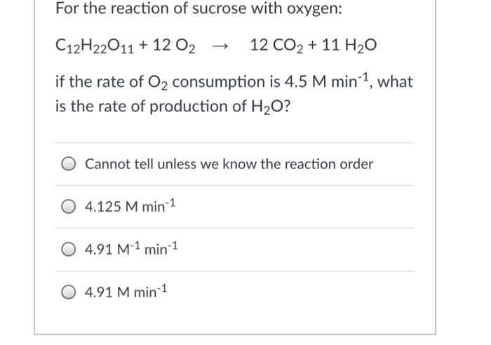 Write The Balanced Chemical Equation For Combustion Of Sugar C12h22o11 ...