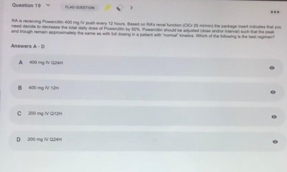 FE, a hemodialysis patient, is receiving Florp. We | Chegg.com