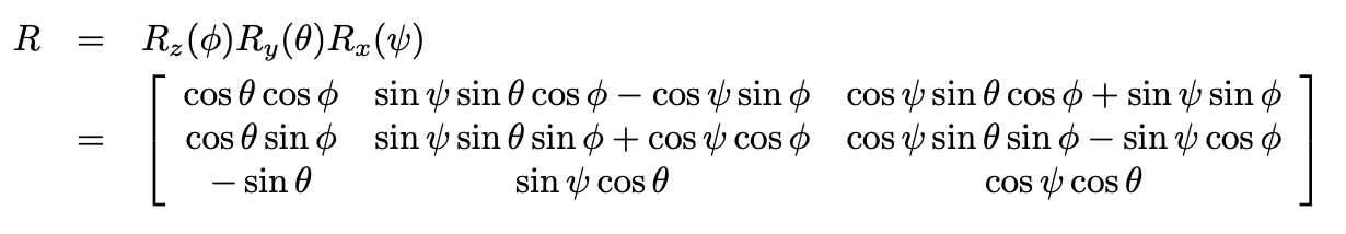 Solved Given the rotation matrix , using Euler angles | Chegg.com