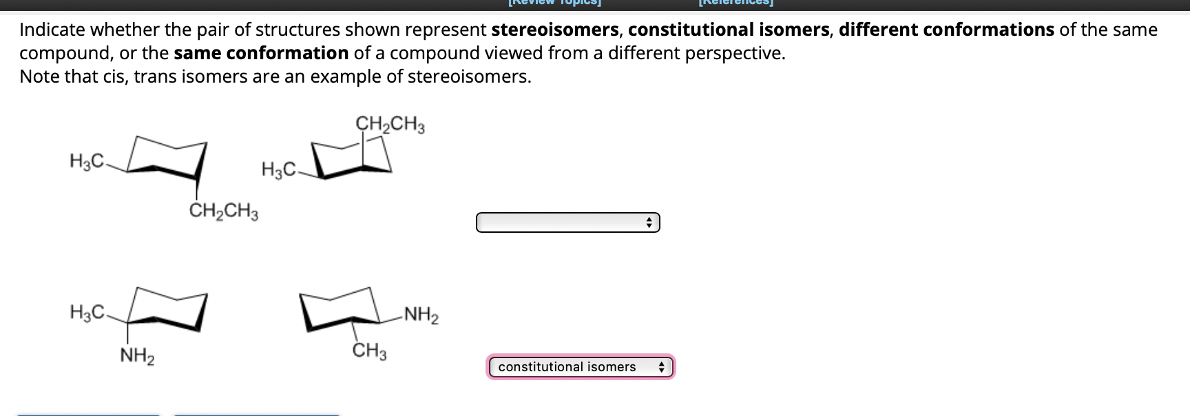 Solved Indicate whether the pair of structures shown | Chegg.com