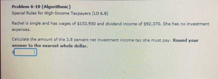 Solved Problem 6-19 (Algorithmic) Special Rules for | Chegg.com