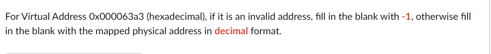 Solved For Virtual Address 0x000054c5 (hexadecimal), if it | Chegg.com
