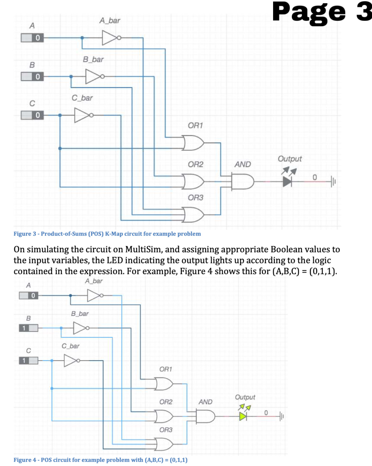 On simulating the circuit on MultiSim, and assigning | Chegg.com