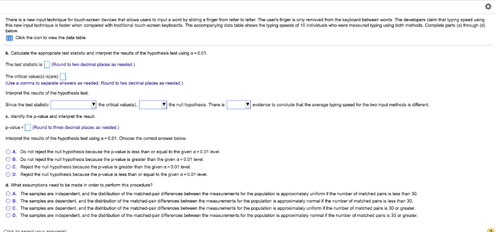 Solved There is a new input technique for touch-screen | Chegg.com