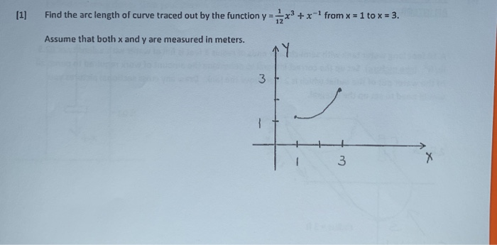Solved I1] Find the arc length of curve traced out by the | Chegg.com