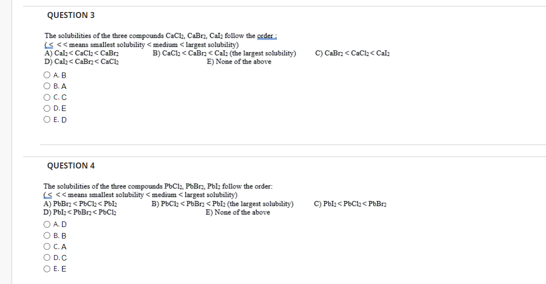 Solved QUESTION 3 C) CaBr2 | Chegg.com