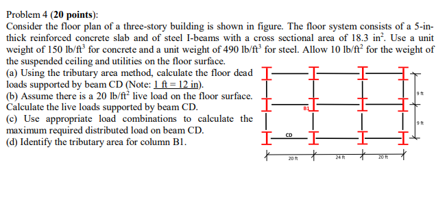 Solved Problem 4 (20 points): Consider the floor plan of a | Chegg.com