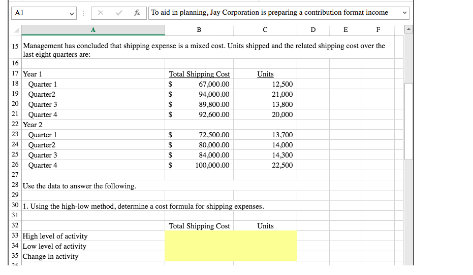 Solved Formatting Table Styles Clipboard Font Styles A1 for | Chegg.com