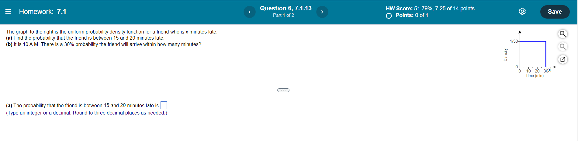 Solved Homework 7 1 Question 6 7 1 13 Part 1 Of 2 Hw