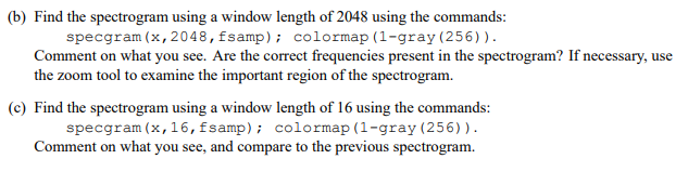 Solved 4.2 More on Spectrograms Beat notes provide an | Chegg.com