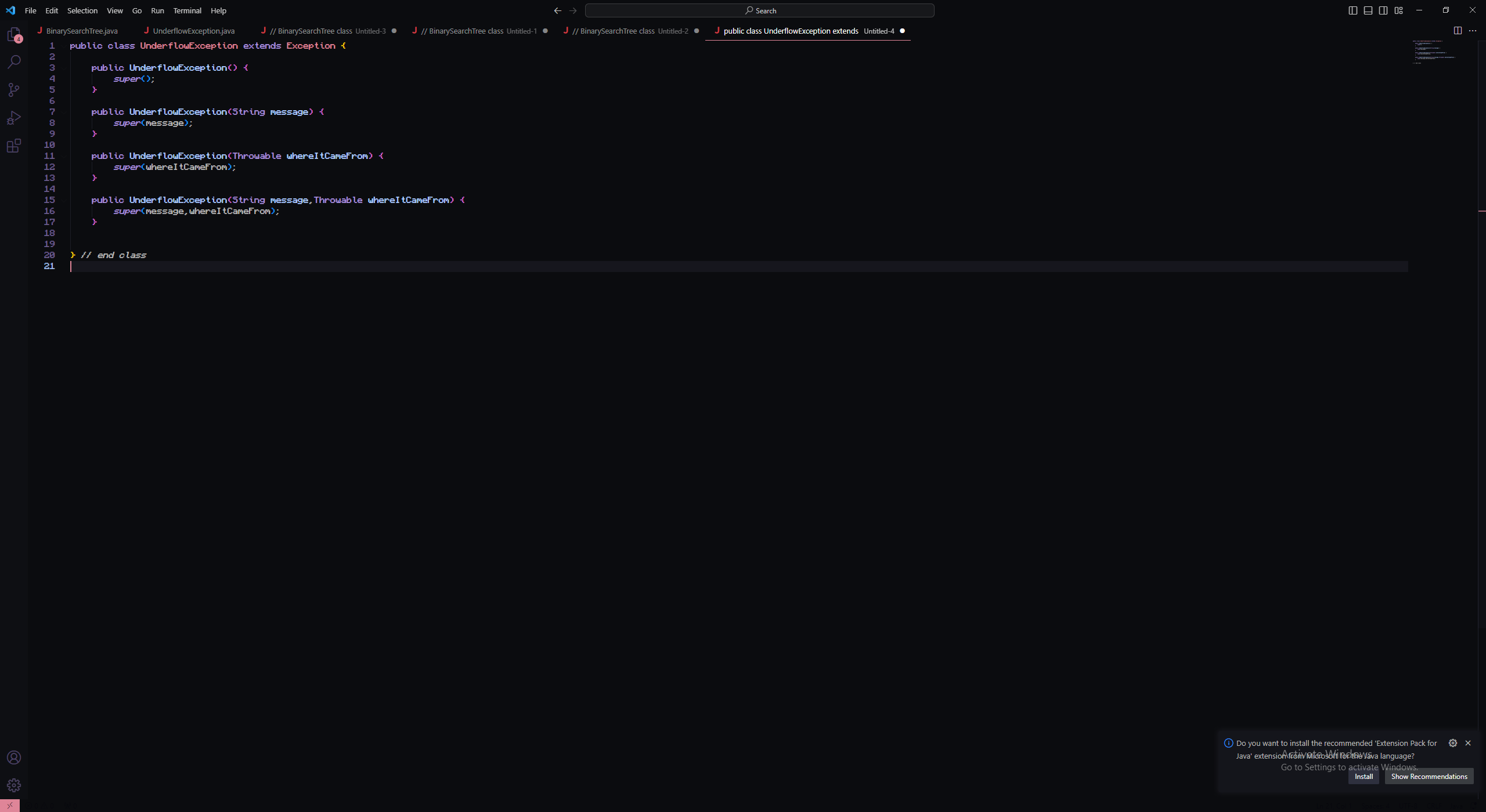Solved Modify the Binary Search Tree implementation given in | Chegg.com