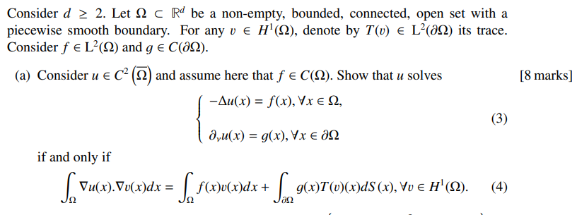 Solved [8 marks] Consider d > 2. Let c Rd be a non-empty, | Chegg.com