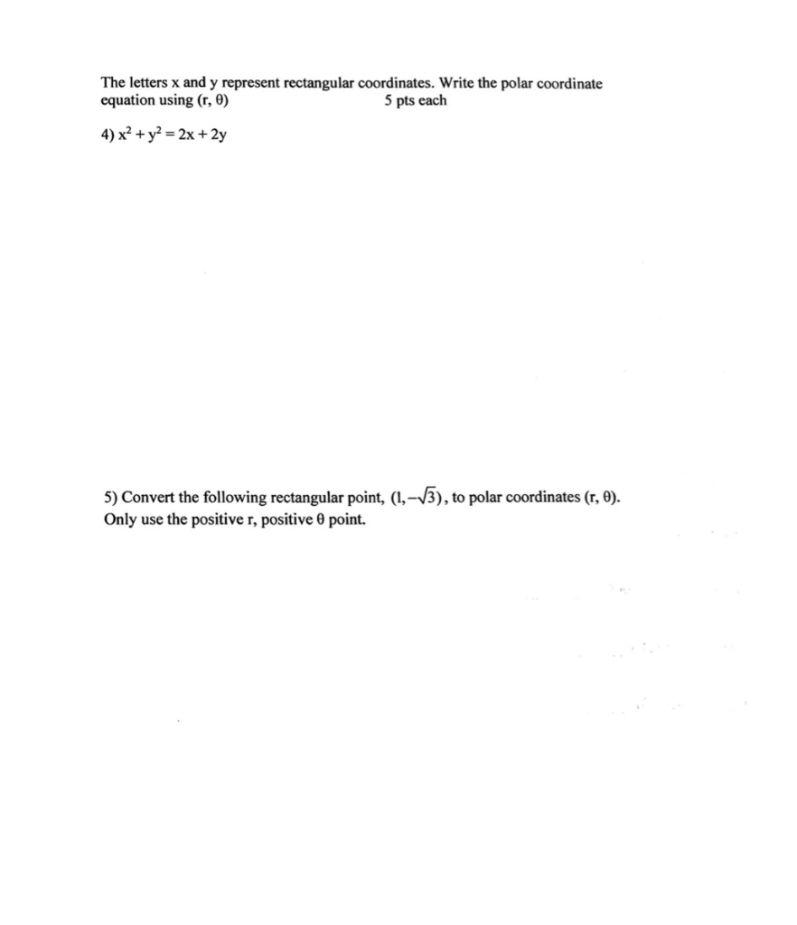 Solved The letters x and y represent rectangular | Chegg.com