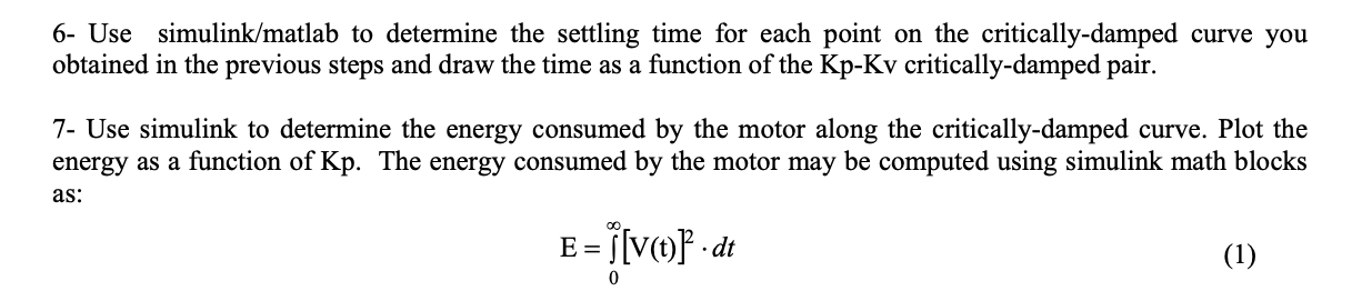 Solved The servo-process is a DC motor in field control | Chegg.com
