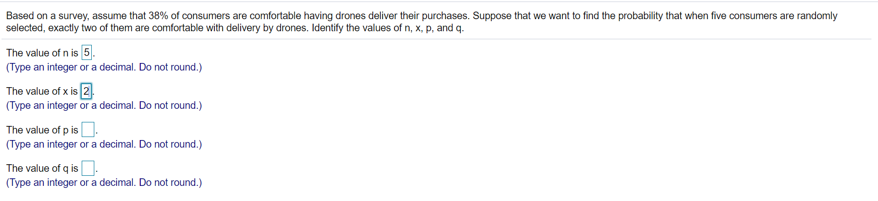 Solved Based on a survey, assume that 38% of consumers are | Chegg.com