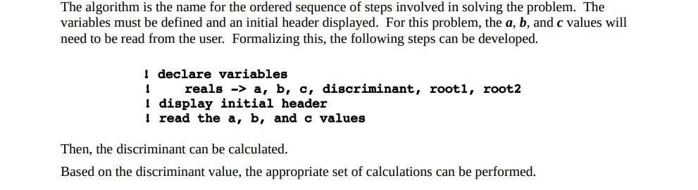 Solved The algorithm is the name for the ordered sequence of | Chegg.com