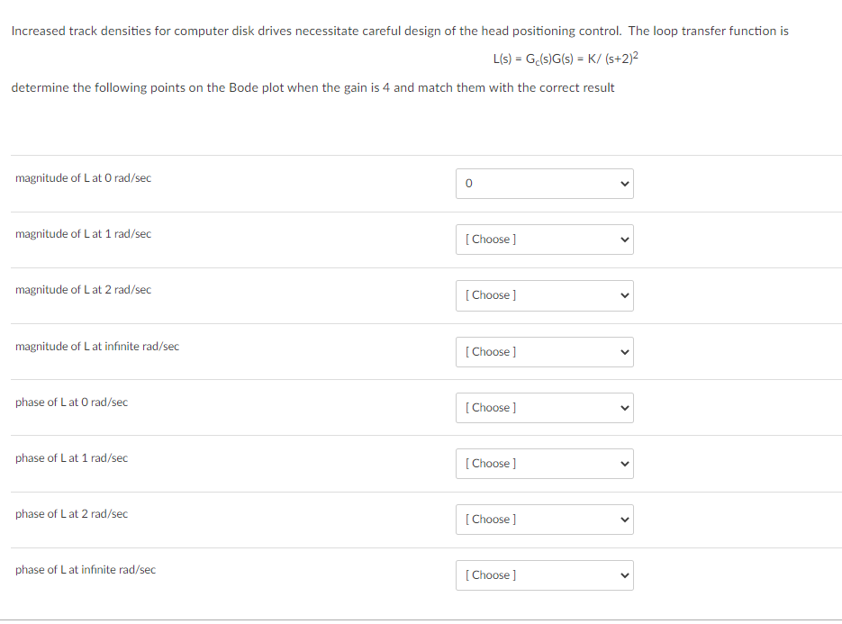 Solved Increased track densities for computer disk drives | Chegg.com