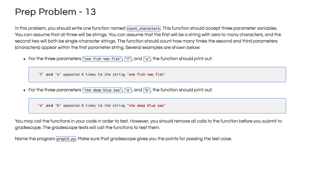 Solved Prep Problem 13 In This Problem You Should Write