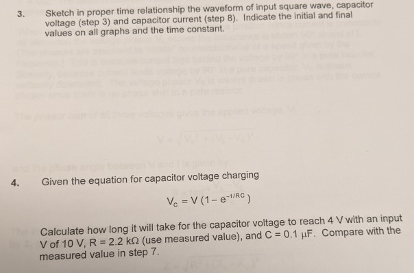 Solved Procedure: Part 1 Time constant of an RC Circuit | Chegg.com