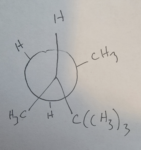Solved Above is the Newman projection for | Chegg.com