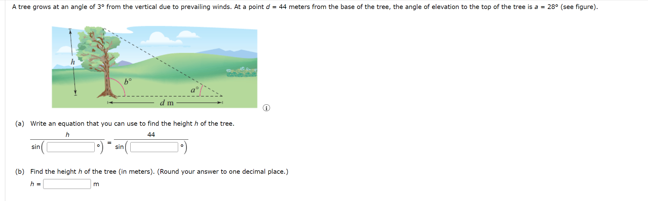 Solved (a) Write an equation that you can use to find the | Chegg.com