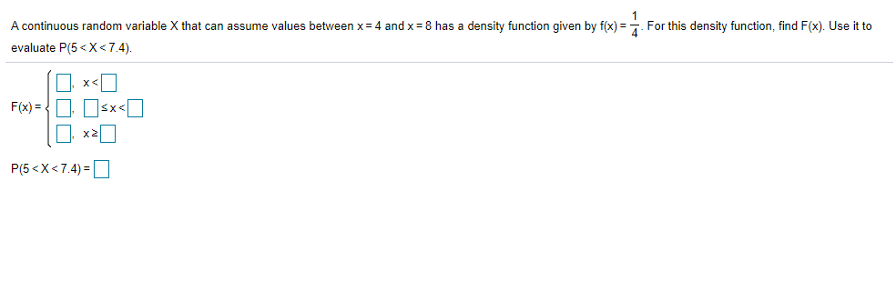 Solved A continuous random variable X that can assume values | Chegg.com
