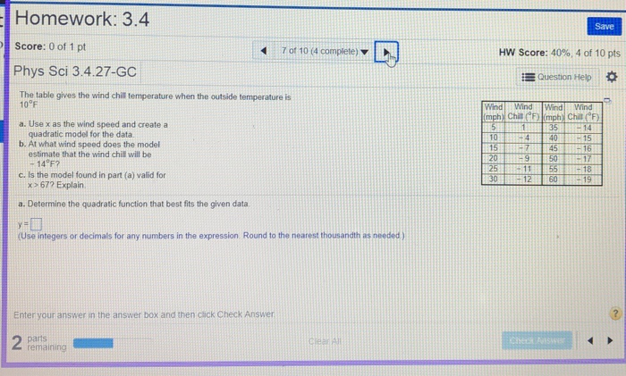 Homework 3 4 Save Score 0 Of 1 Pt 7 Of 10 4