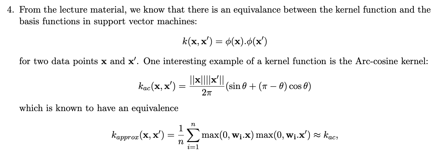 4. From the lecture material, we know that there is | Chegg.com
