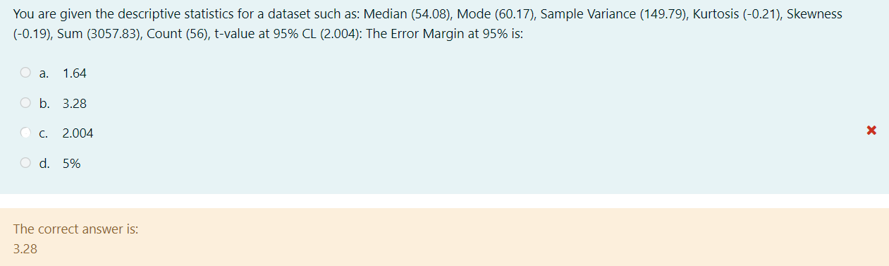 Solved Full steps on how to solve ^ (Correct answer is 3.28) | Chegg.com