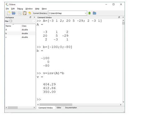 Solved X 5 A Octave Eile Edit Debug Window Help Current | Chegg.com