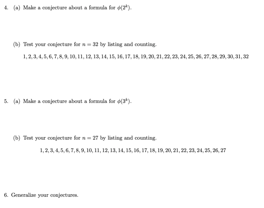 Solved 4 A Make A Conjecture About A Formula For O 2k