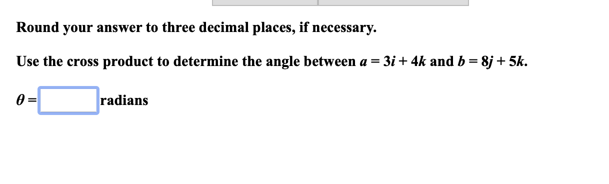 Solved Round your answer to three decimal places, if | Chegg.com