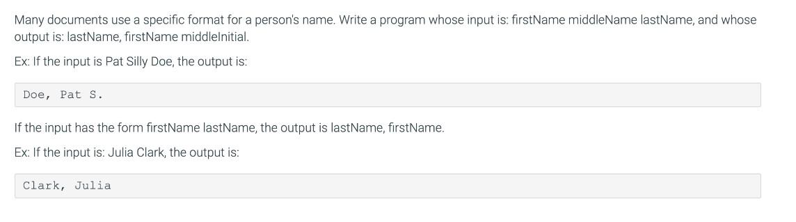 Solved Use the simple way with If/else , substring or find() | Chegg.com