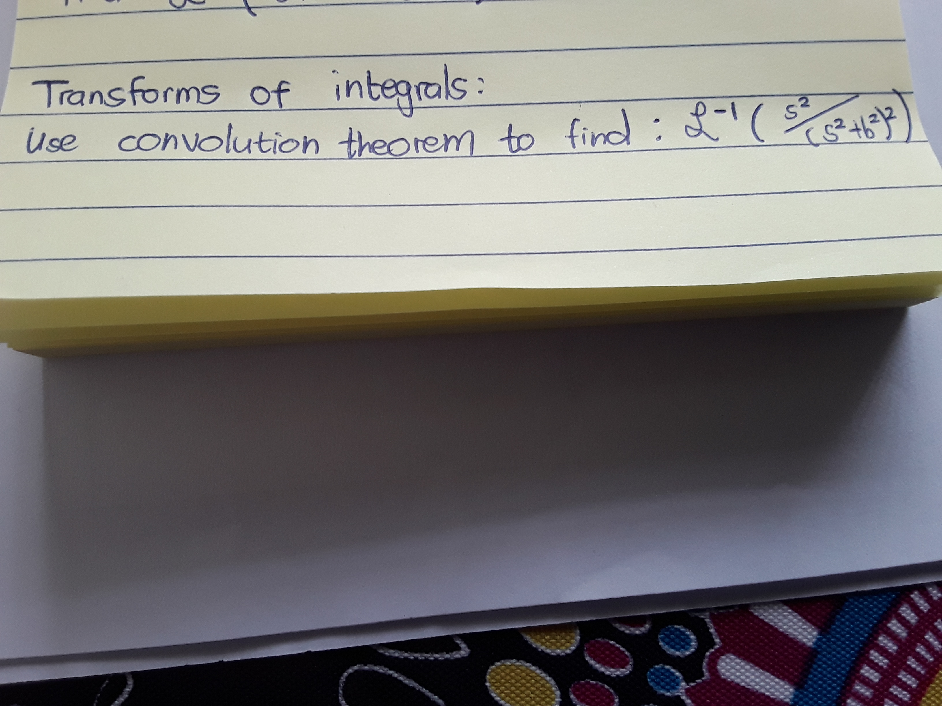 Solved Transforms of integrals: Use convolution theorem to | Chegg.com