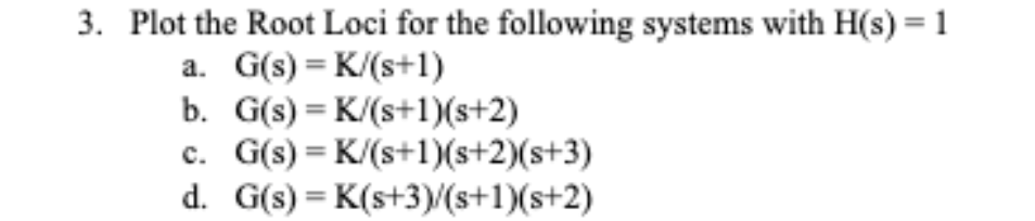Solved Chapter 5 Transient Response. Chapter 6 Root Locus 1. | Chegg.com