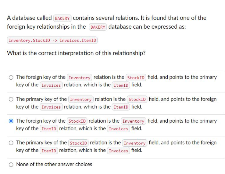 Solved A database called contains several relations. It is | Chegg.com