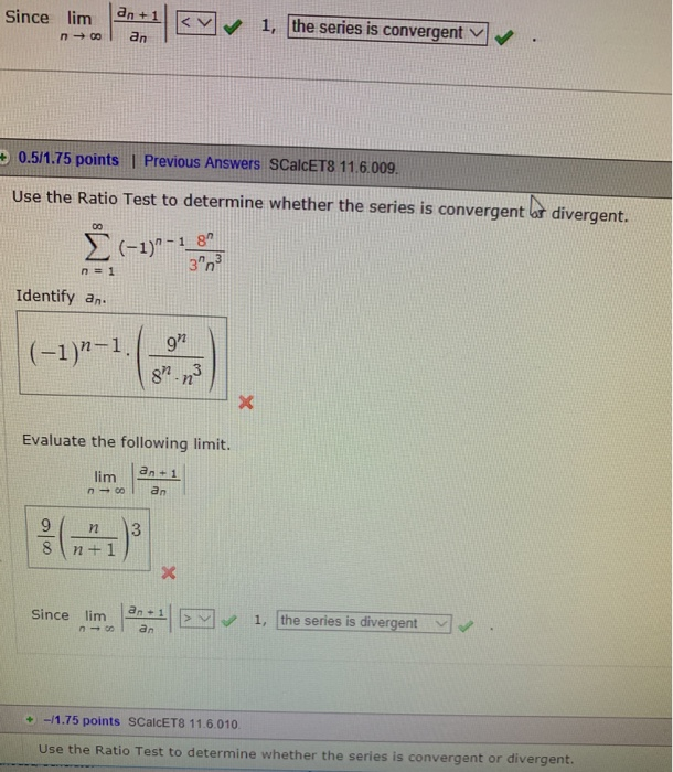 Solved 0.5/1.75 points | Previous Answers scalcET8 11.6.007 | Chegg.com