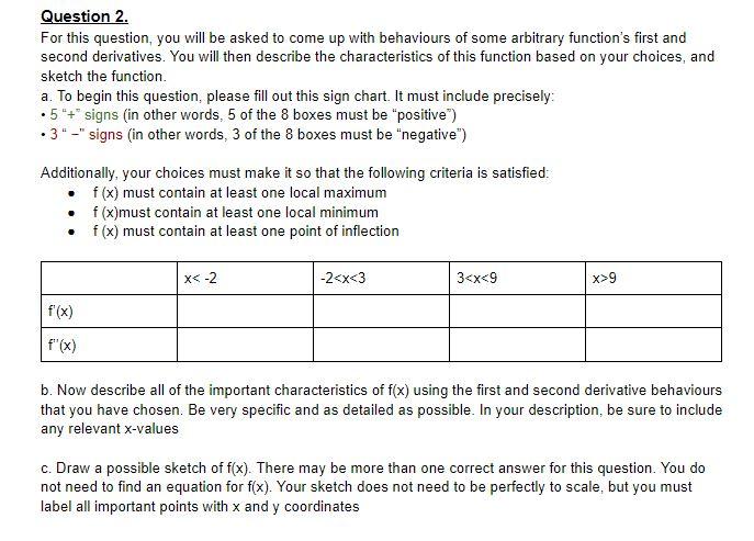 Solved . Question 2. For this question, you will be asked to | Chegg.com