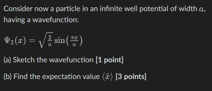 Solved A particle in a 1D potential well has the | Chegg.com