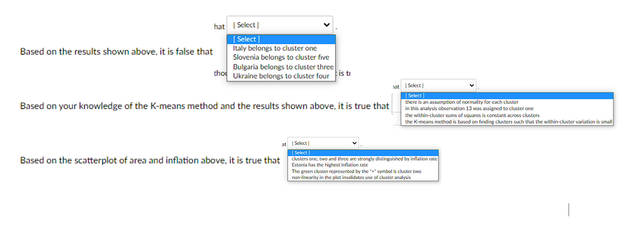 hat Based on the results shown above, it is false | Chegg.com
