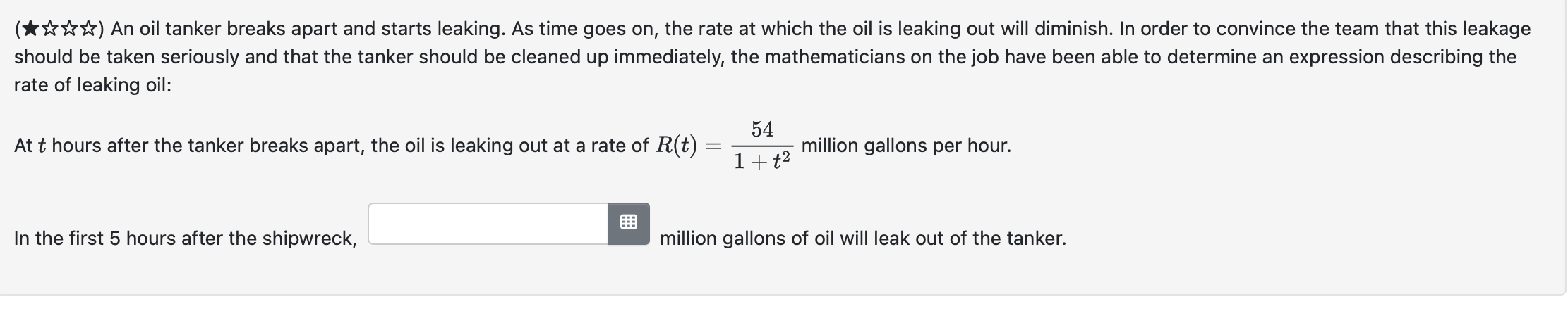 Solved should be taken seriously and that the tanker should | Chegg.com