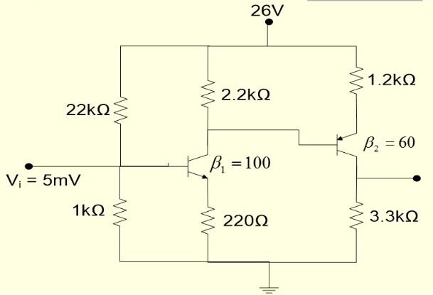 Solved DC Analysis of BJT and AC analysis. | Chegg.com