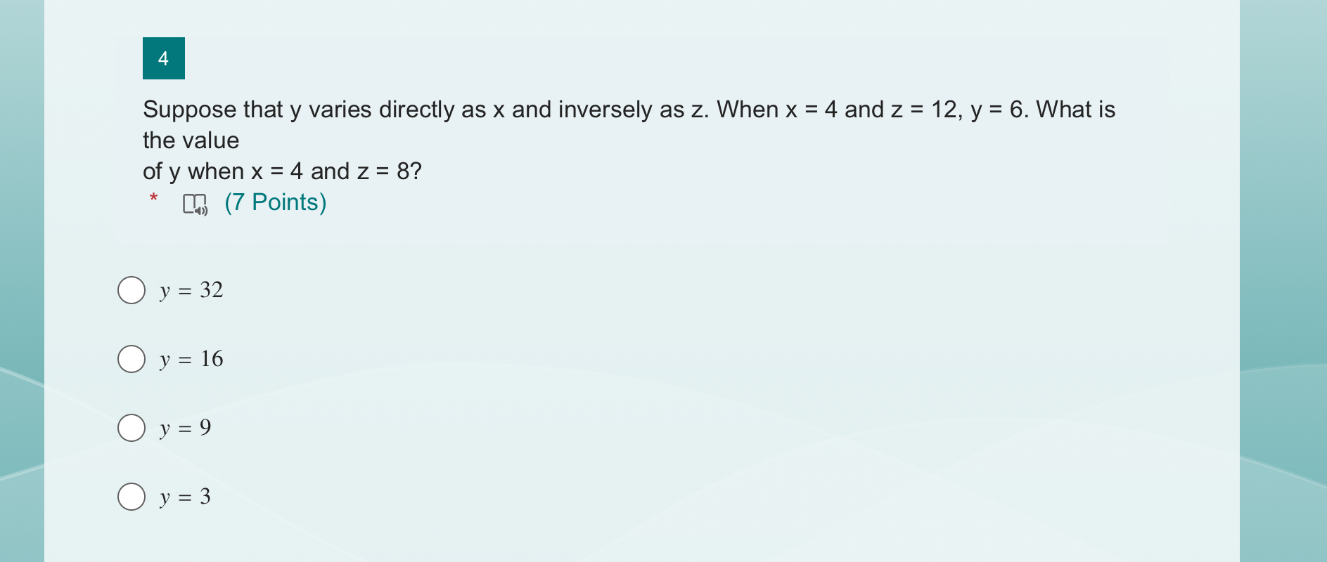 Solved Suppose that y varies directly as x and inversely as | Chegg.com