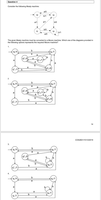 Solved Question 1 Kleene's theorem should be used to find a | Chegg.com