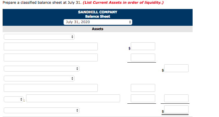 Solved Exercise 4-09 a1,a2-b Sandhill Company ended its | Chegg.com