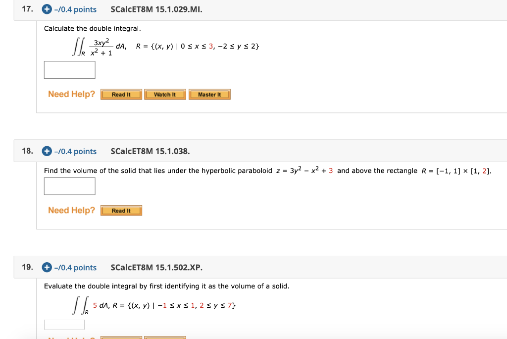 Solved + -/0.4 points 14. SCalcET8M 14.8.507.XP. Find the | Chegg.com
