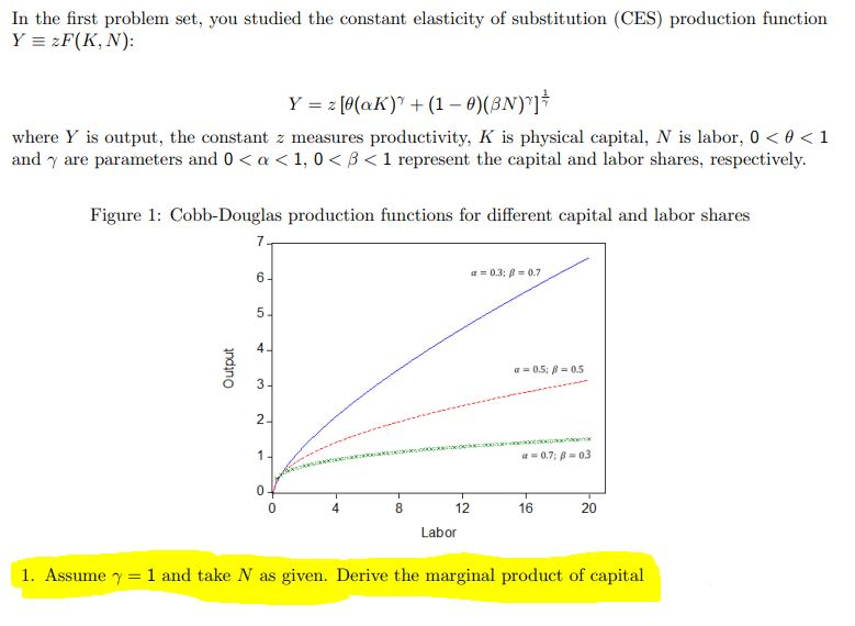 Solved In the first problem set, you studied the constant | Chegg.com